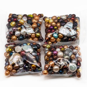 Assorted Freshwater Pearls, Mix Pearls With Different Sizes, Colors and ...