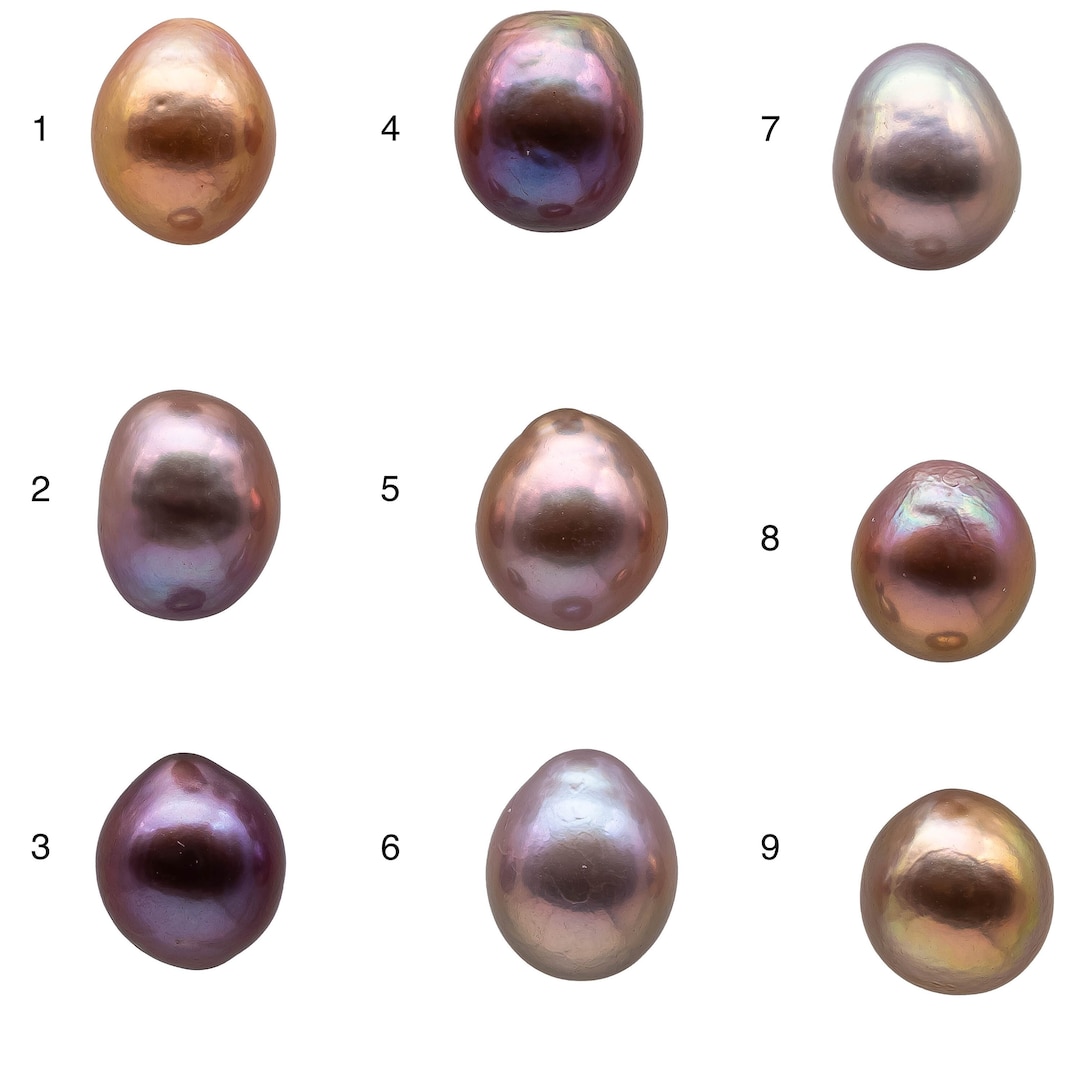 10-11mm Edison Pearl Single Piece Drops With Very Nice Luster Undrilled ...