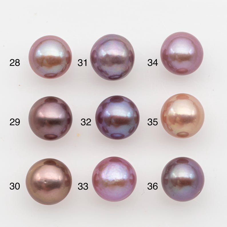 10-11mm Loose Edison Pearl, Freshwater Pearl in Natural Colors With ...