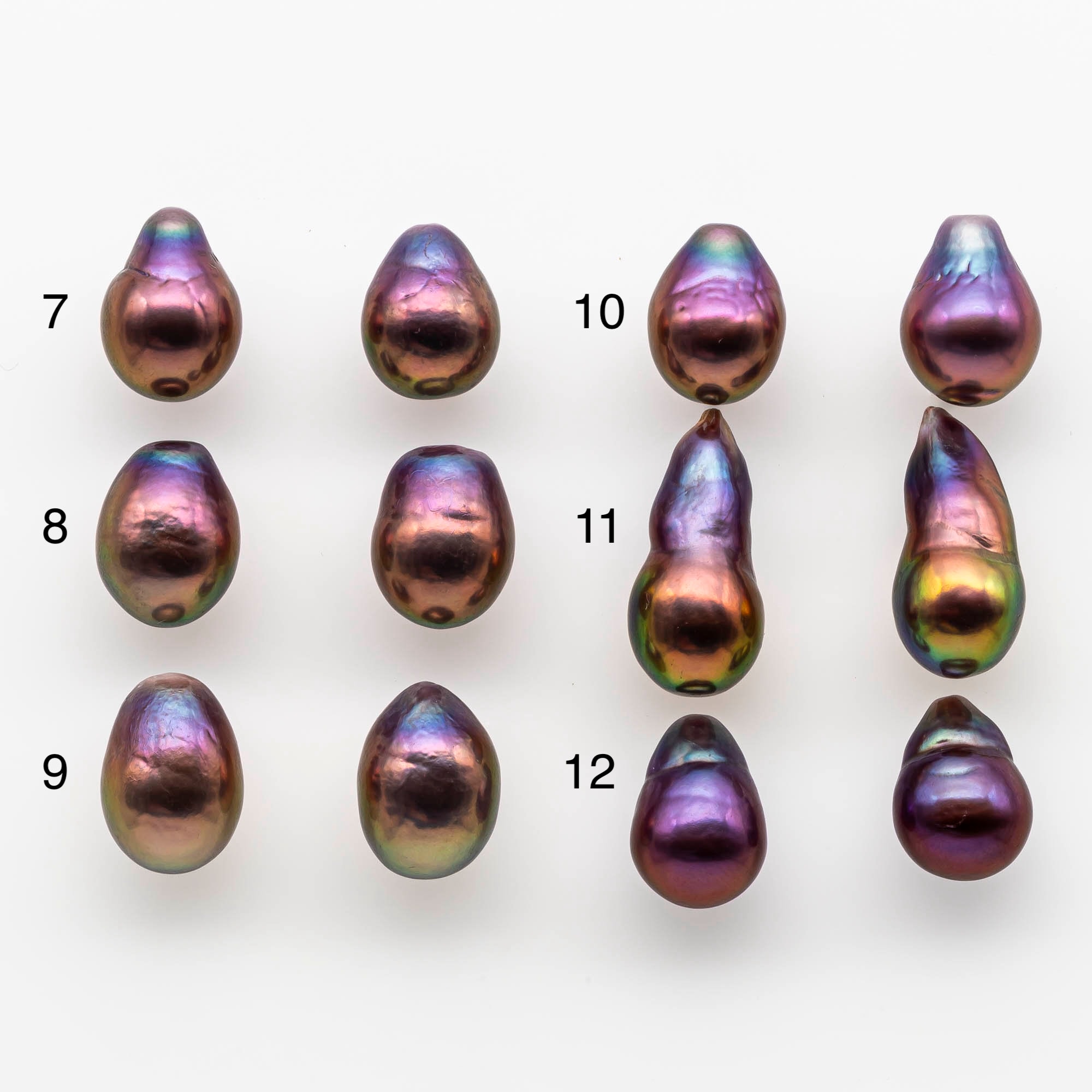 10-11mm Edison Pearl in Matching Pair With Natural Colors and High ...