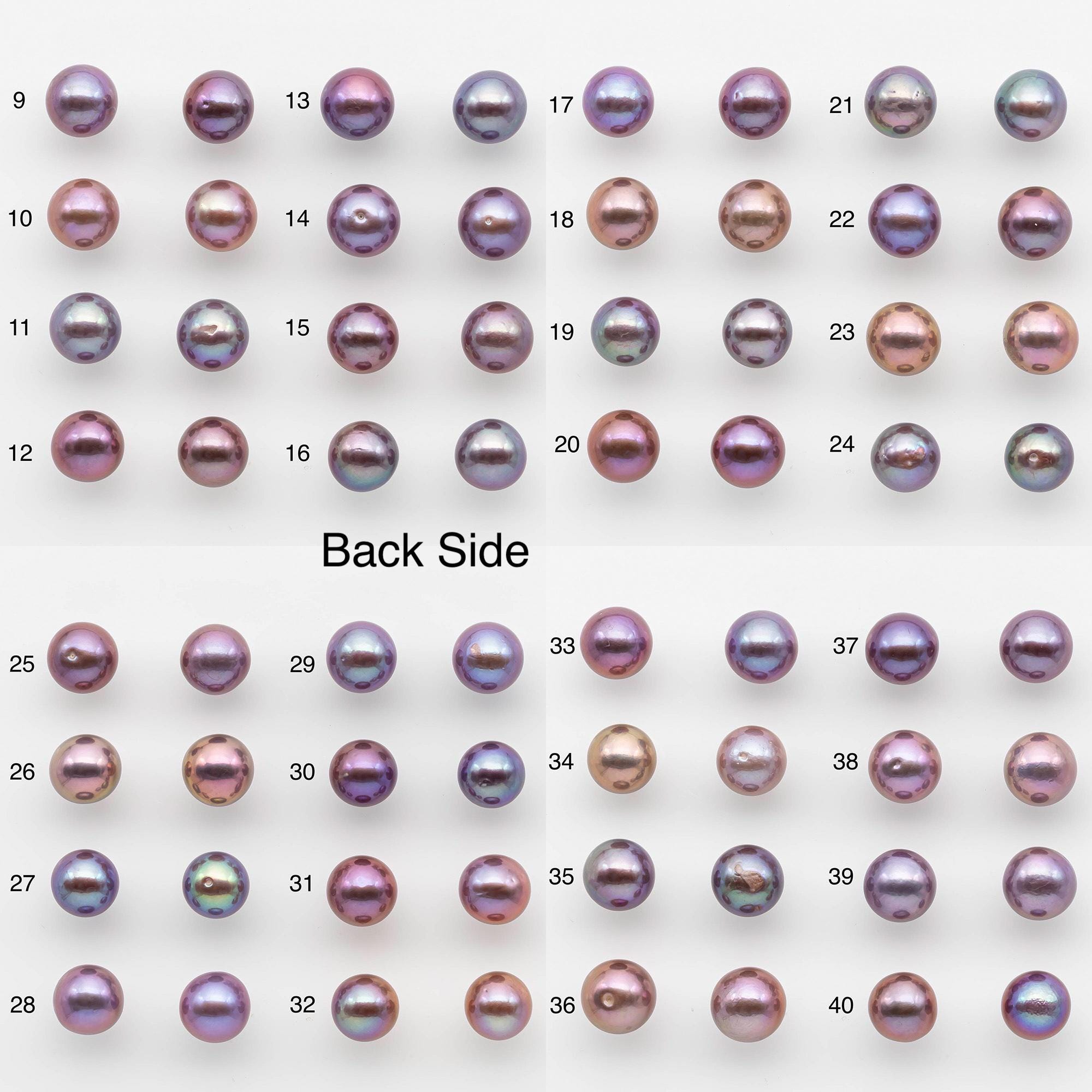 11-12mm Matching Pair Edison Pearl With Natural Colors and High Lusters ...