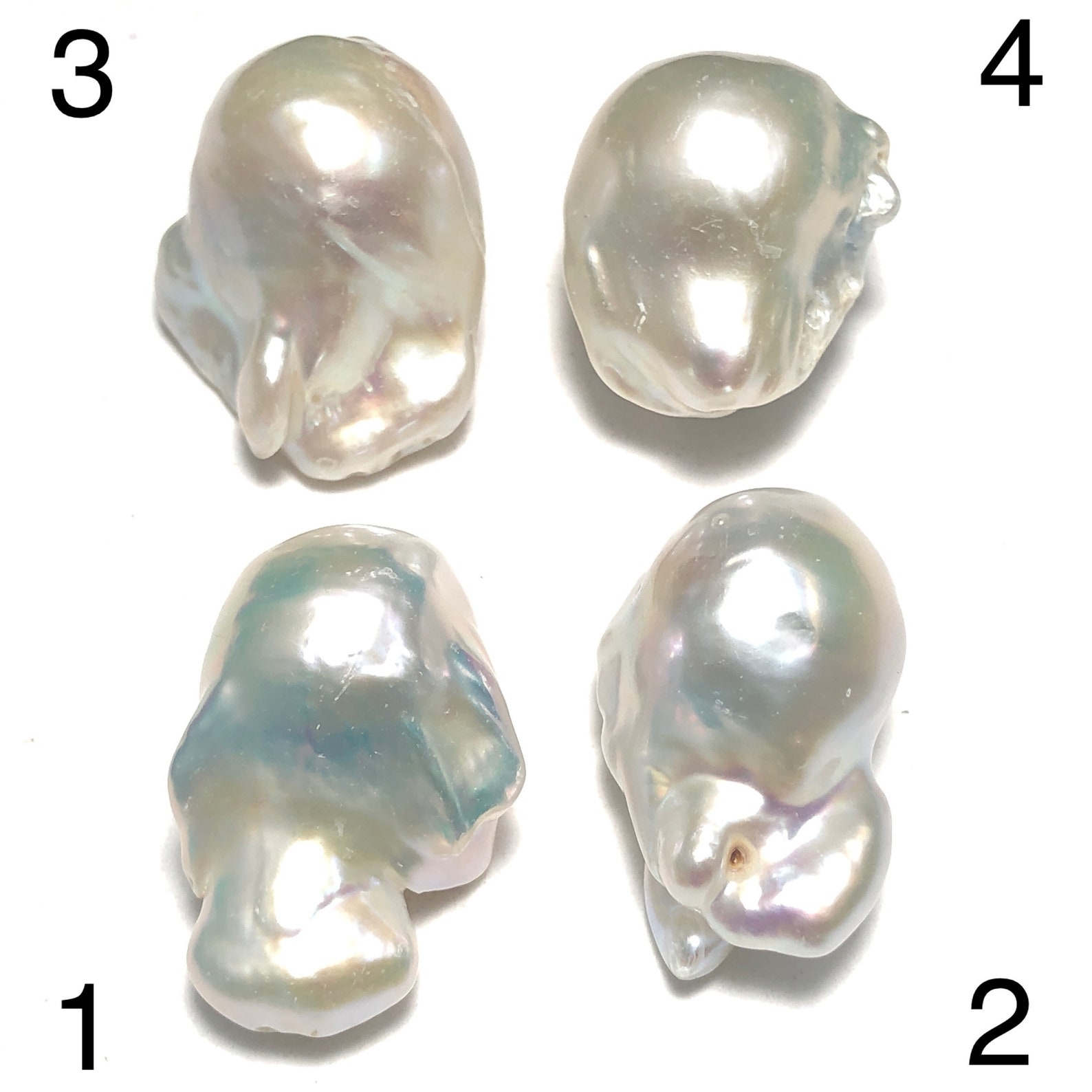 Baroque Pearls 16-19mm Single Piece White Color. BAR_S031 | Etsy