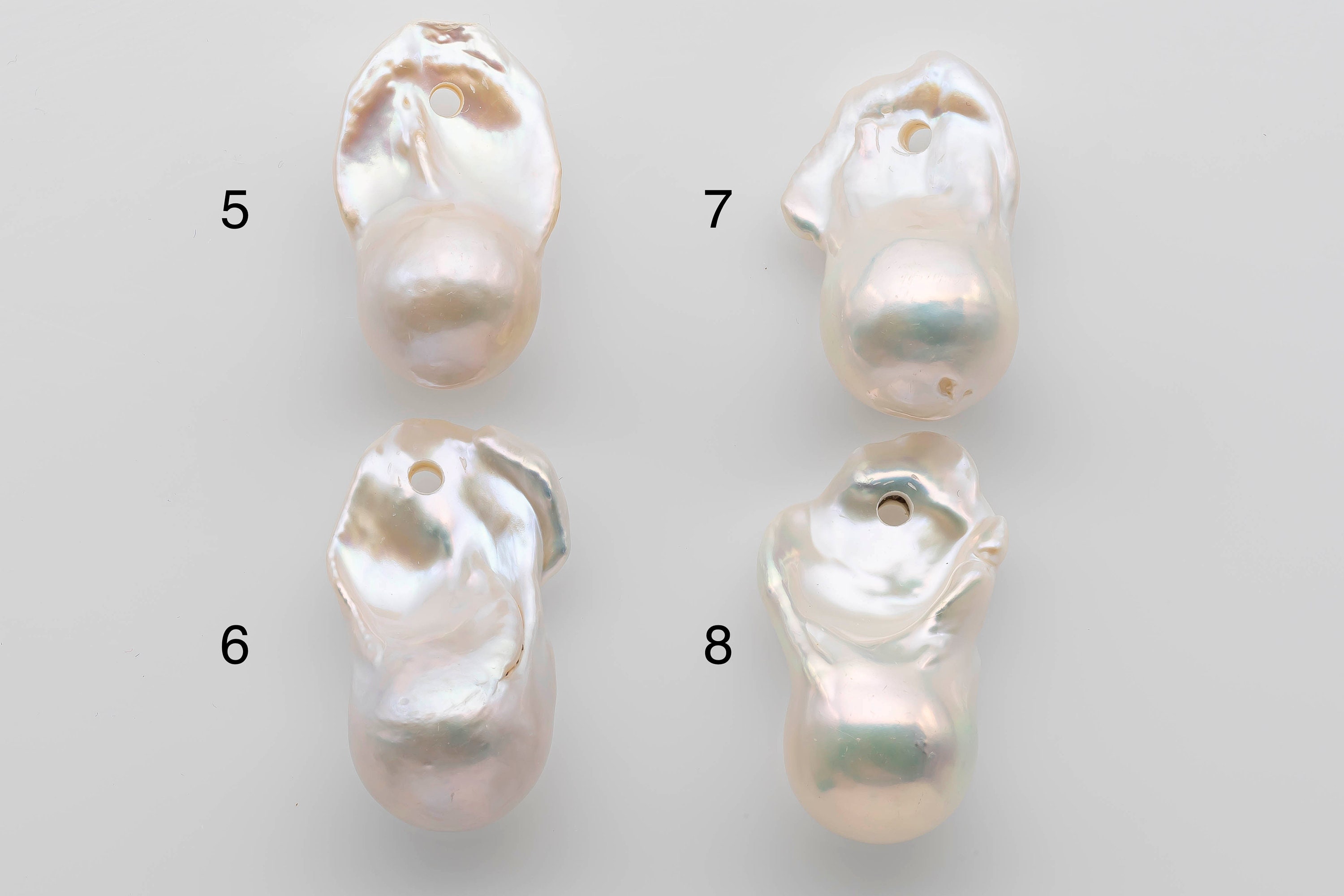 13-22mm Baroque Pearl Large Hole Top Drilled With High Luster, Single ...