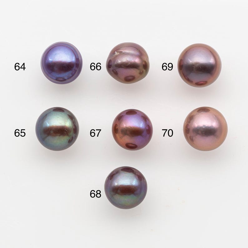 10-11mm Loose Edison Pearl, Freshwater Pearl in Natural Colors With ...