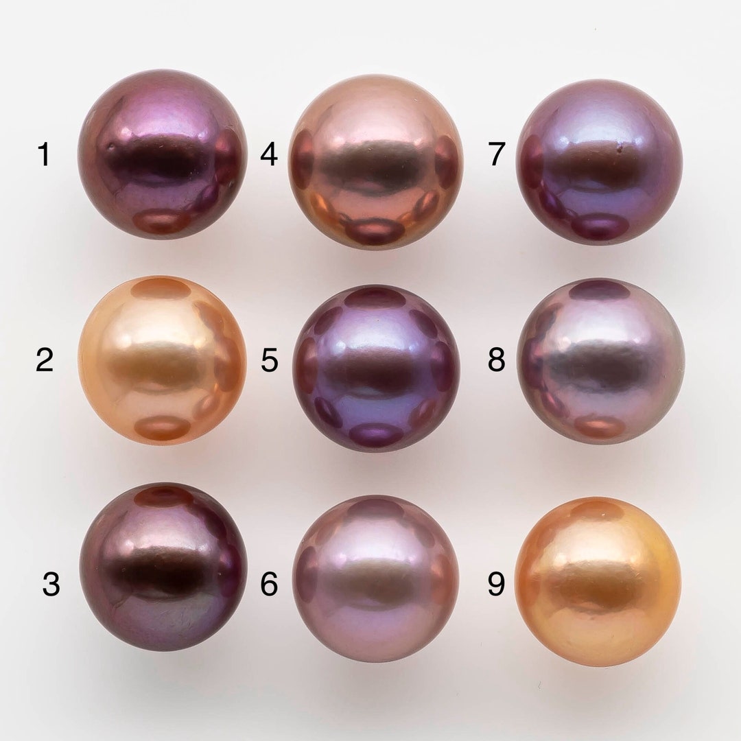 13-14mm Edison Pearl Round in Natural Colors and High Luster, Choose ...