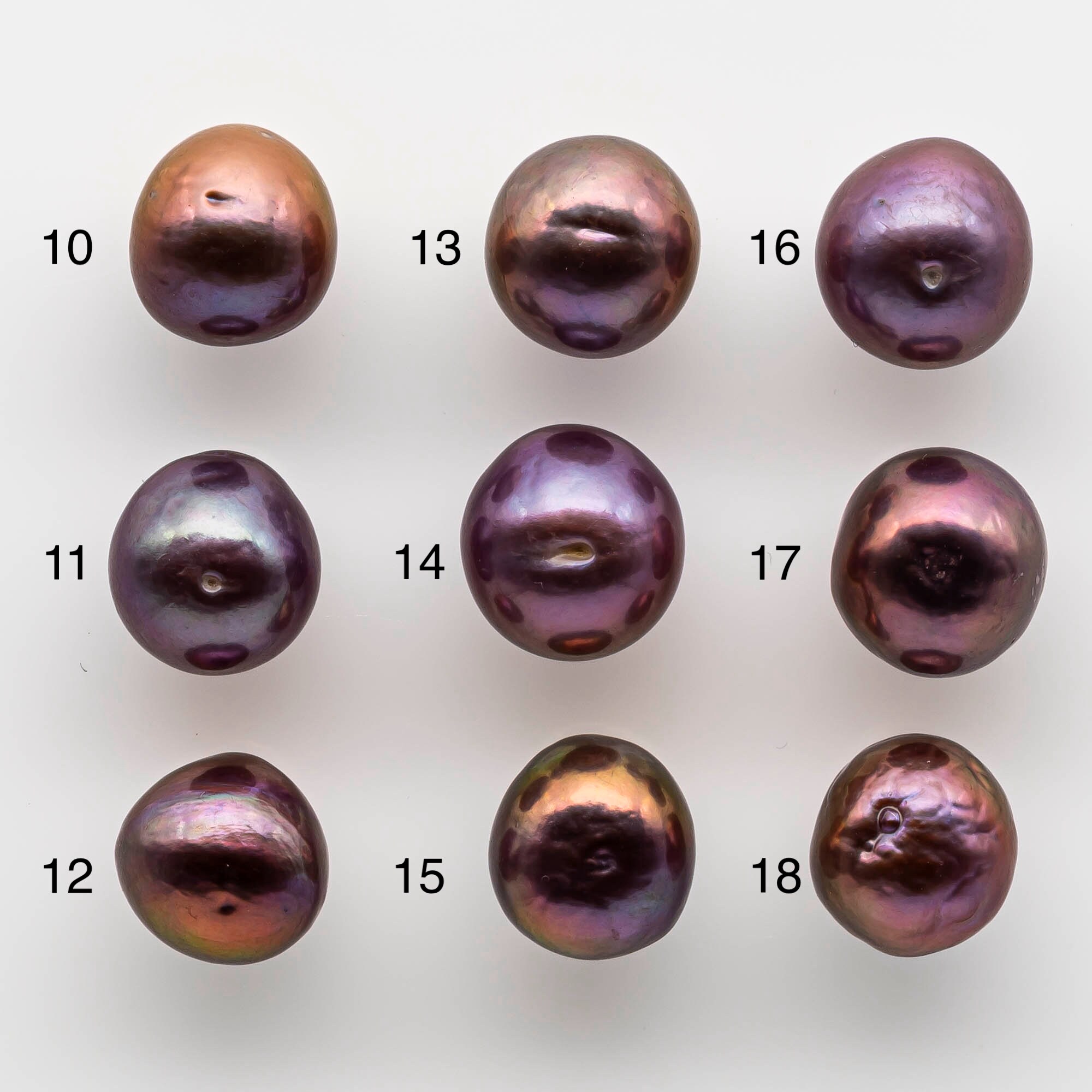 10-11mm Single Loose Edison Pearl Drops in All Natural Colors and ...