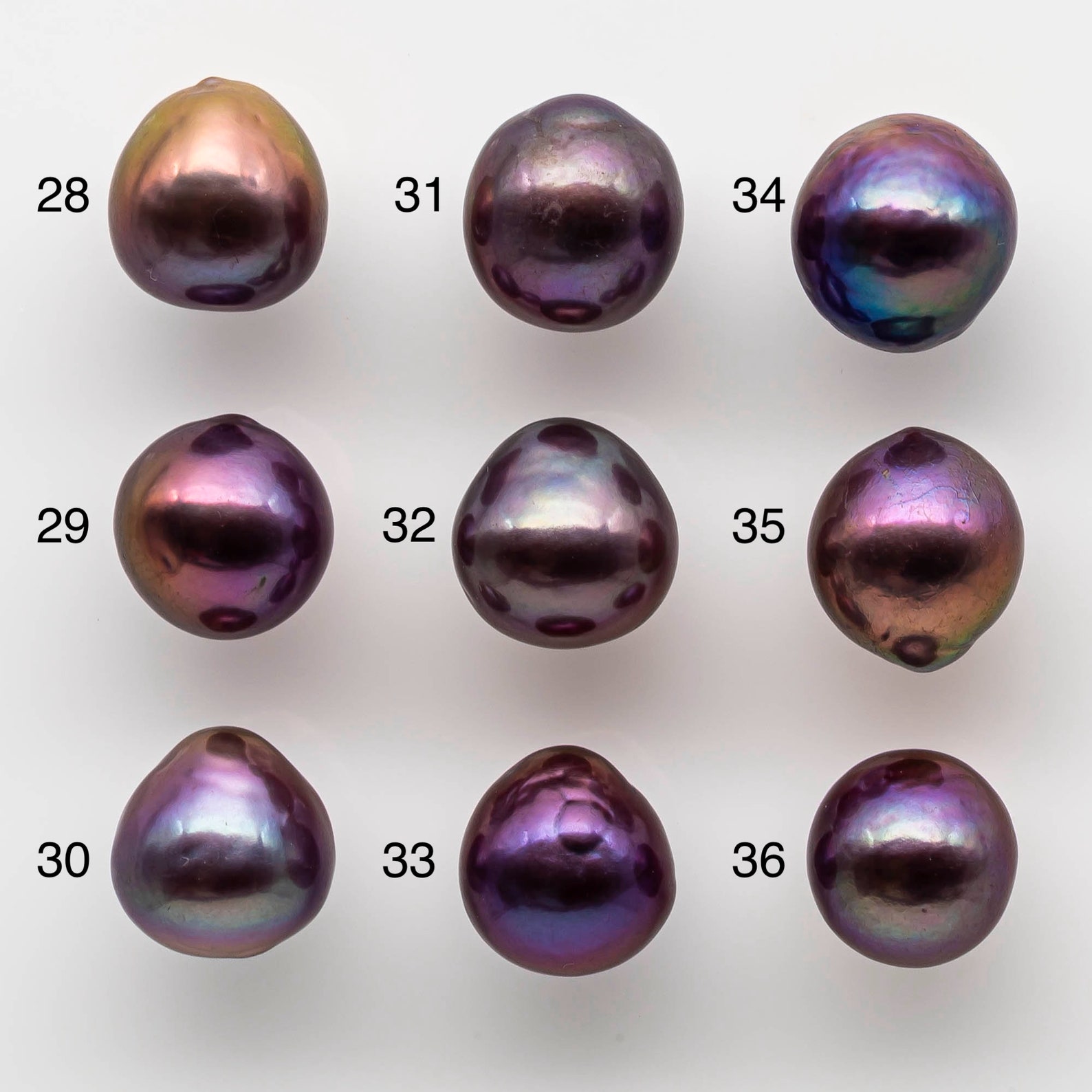 WOW 10-11mm Edison Pearl Drops With Natural Colors in Metallic ...