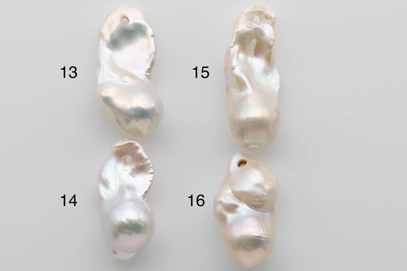 13-22mm Baroque Pearl Large Hole Top Drilled With High Luster, Single ...