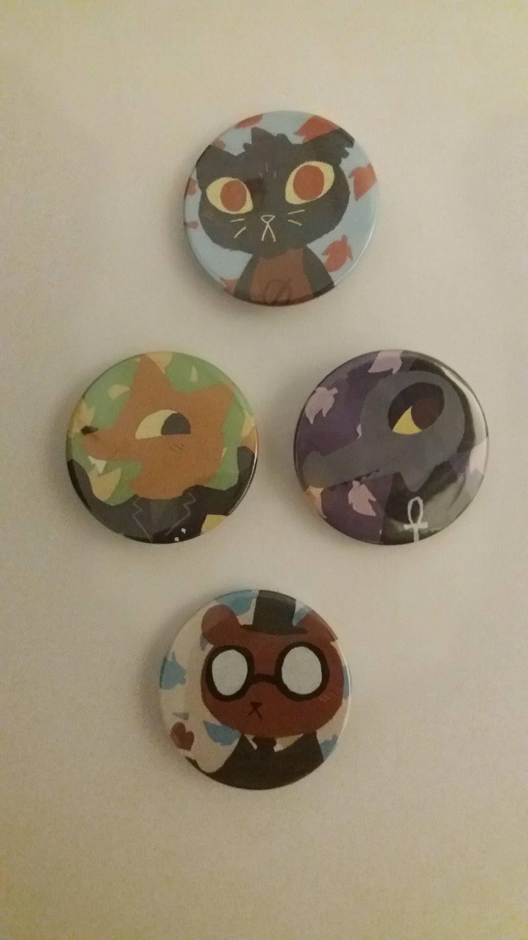 Night in the Woods X4 Buttons Set - Etsy