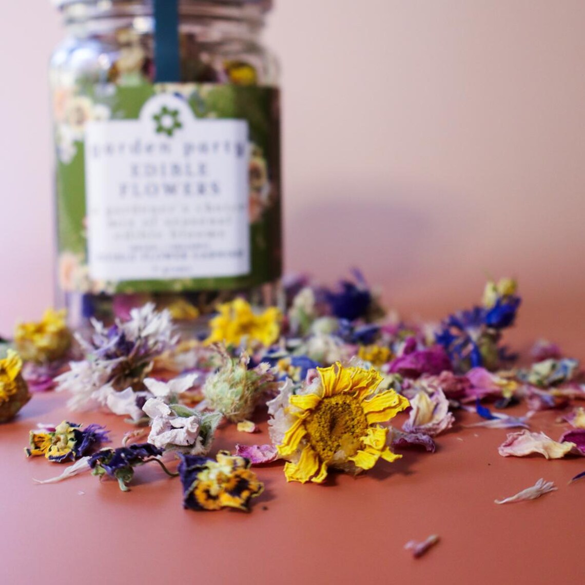 Dried Organic Edible Flowers | Garnishes for Cocktails, Cakes, Cheeses ...