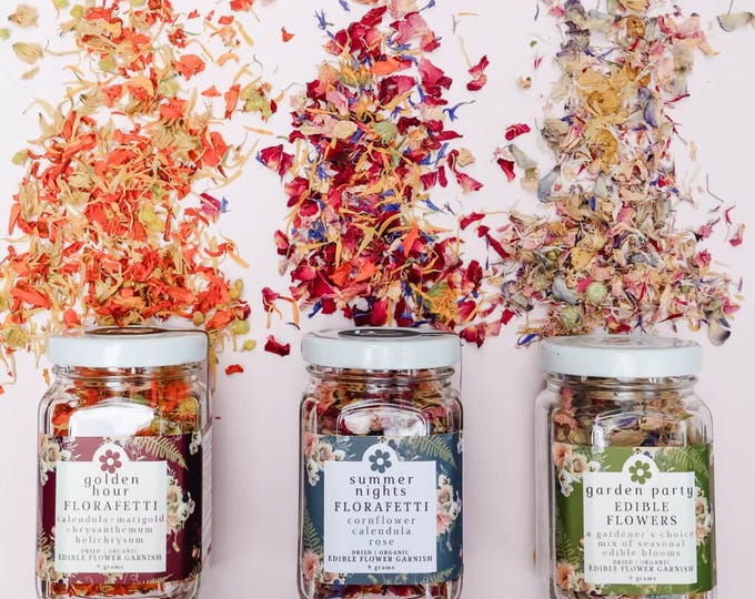 Dried Edible Flower Sprinkles | Edible Confetti for Food Decor ...