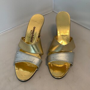 Vintage Oomphies Slip on Heels - Etsy
