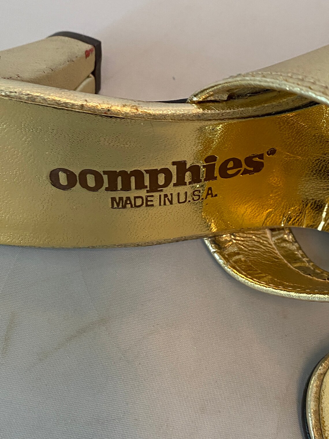 Vintage Oomphies Slip on Heels - Etsy