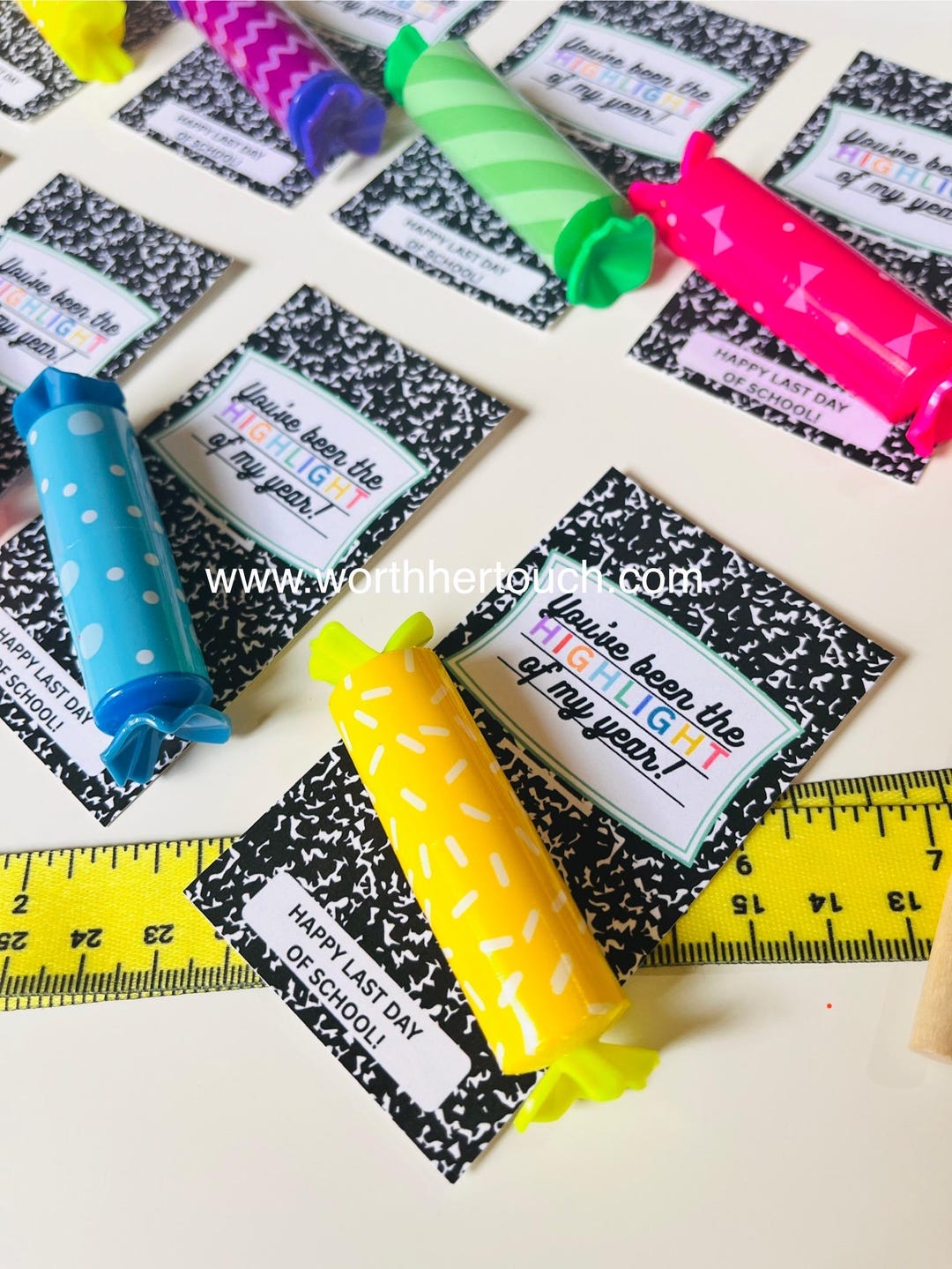 Set of 25 End of the School Year Gift for Students | Highlighters ...