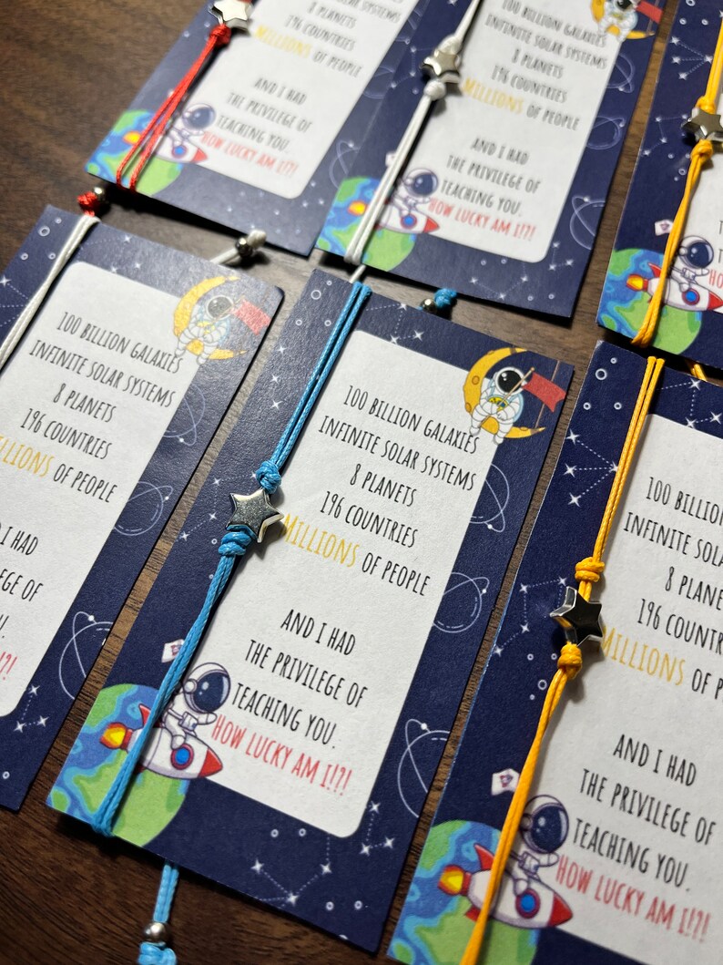 Set of 30 End of the School Year Gift for Students | Wish Bracelet ...