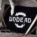 Undead Vampire Teeth Gothic Patch - Screenprinted Cloth Patch - Etsy