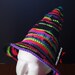 Rave Wizard Neon Color Crocheted Hat - Etsy