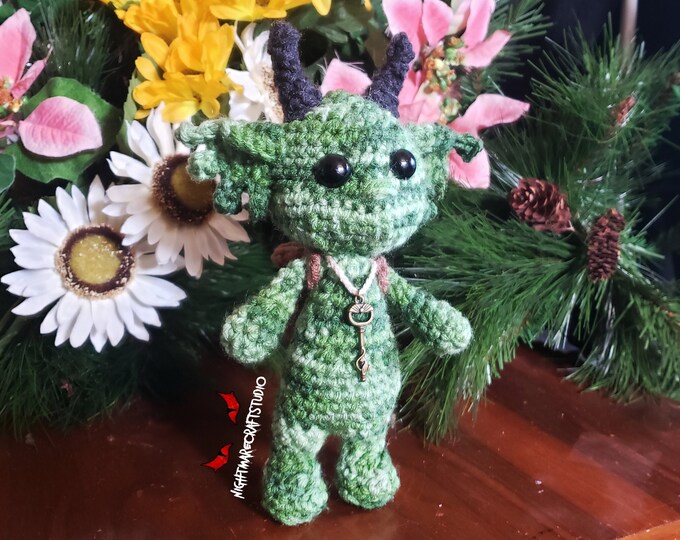 Adventurer Green Impkin Crochet Plush - Etsy
