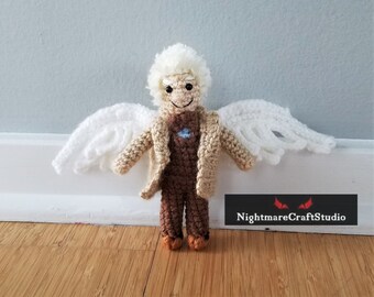 Crowley Good Omens Inspired Crochet Doll Pattern | Etsy