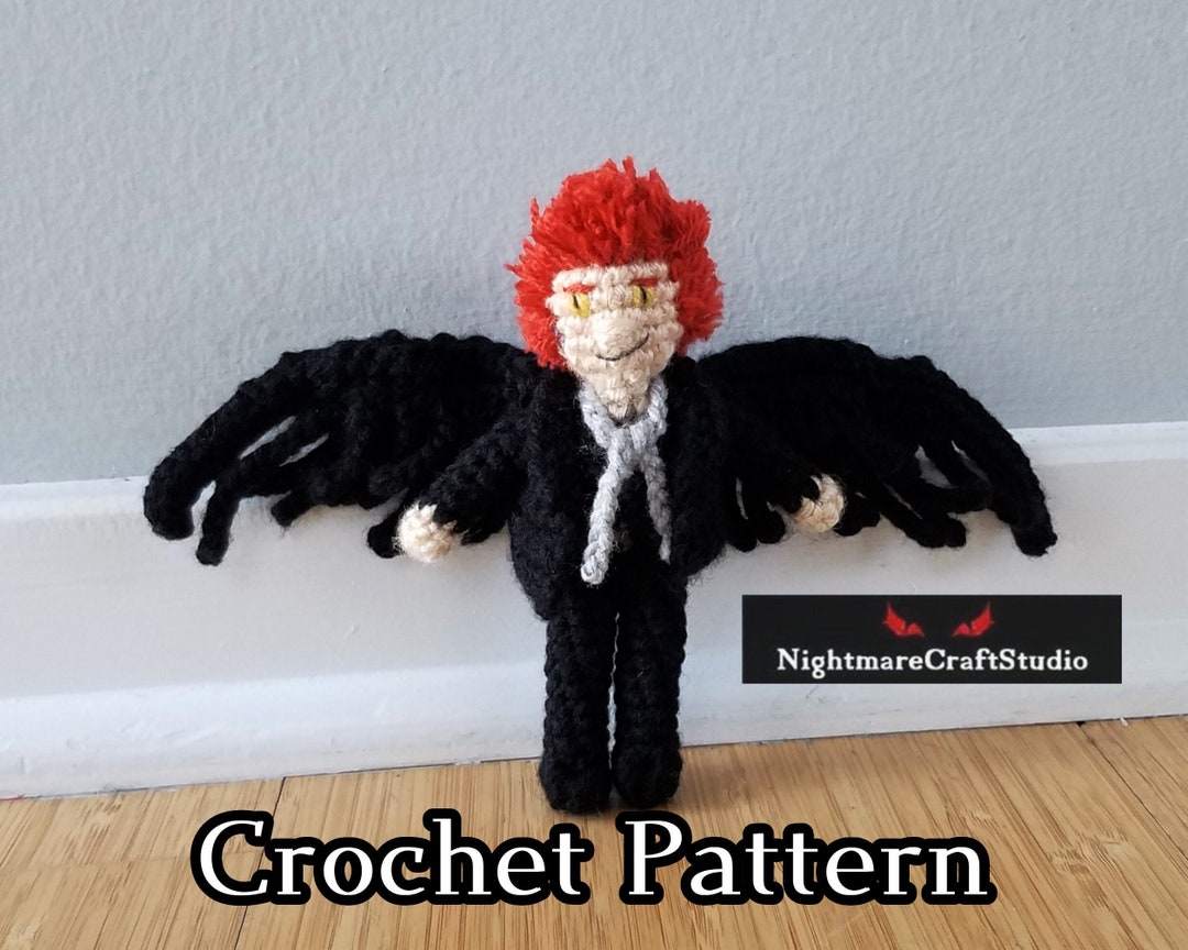 Crowley - Good Omens Inspired Crochet Doll Pattern - Etsy