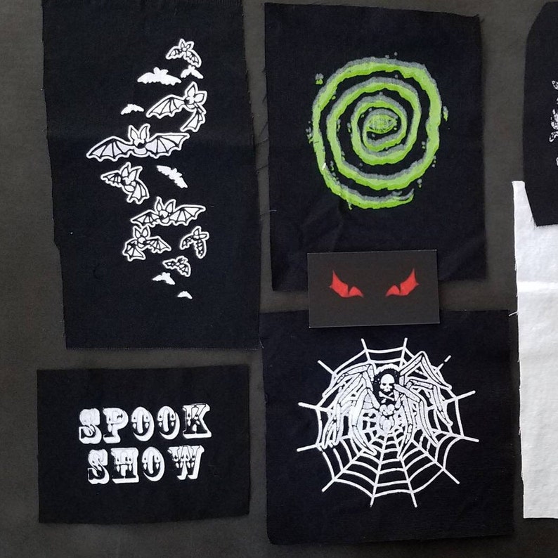 Misfit Collection of Screenprinted Cloth Sew-on Patches - Etsy