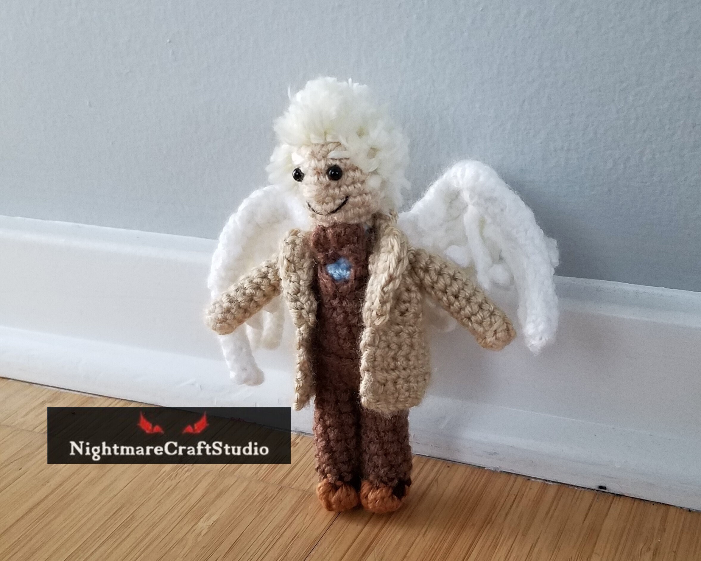 Aziraphale Good Omens Inspired Crochet Doll Pattern - Etsy