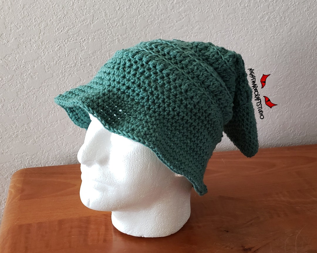 Teal Cotton Crochet Wizard Hat - Etsy