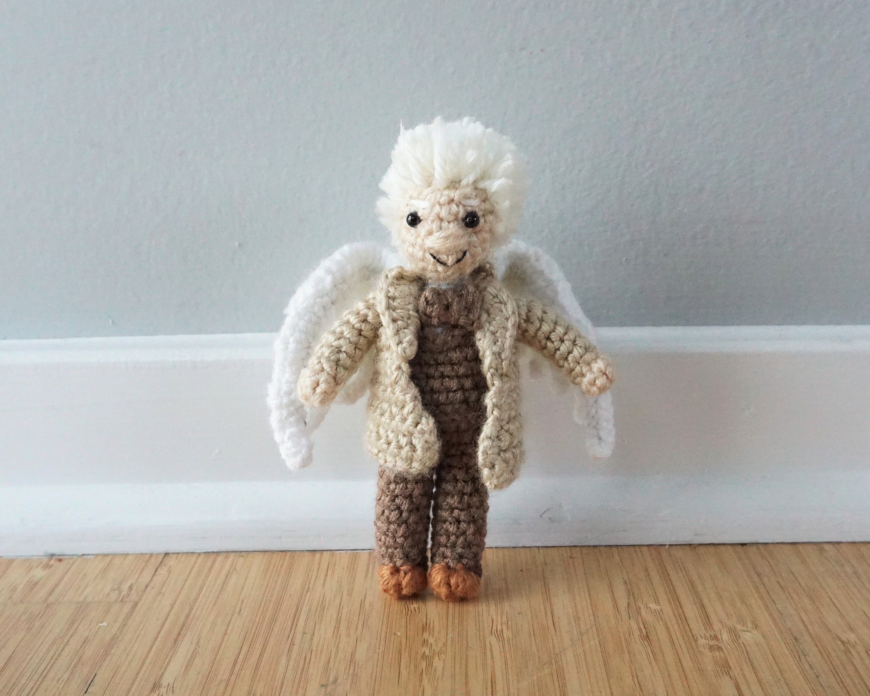 Aziraphale Good Omens Inspired Crochet Doll Pattern | Etsy