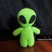 Gray or Green Alien Cryptid Crochet Plush - Etsy