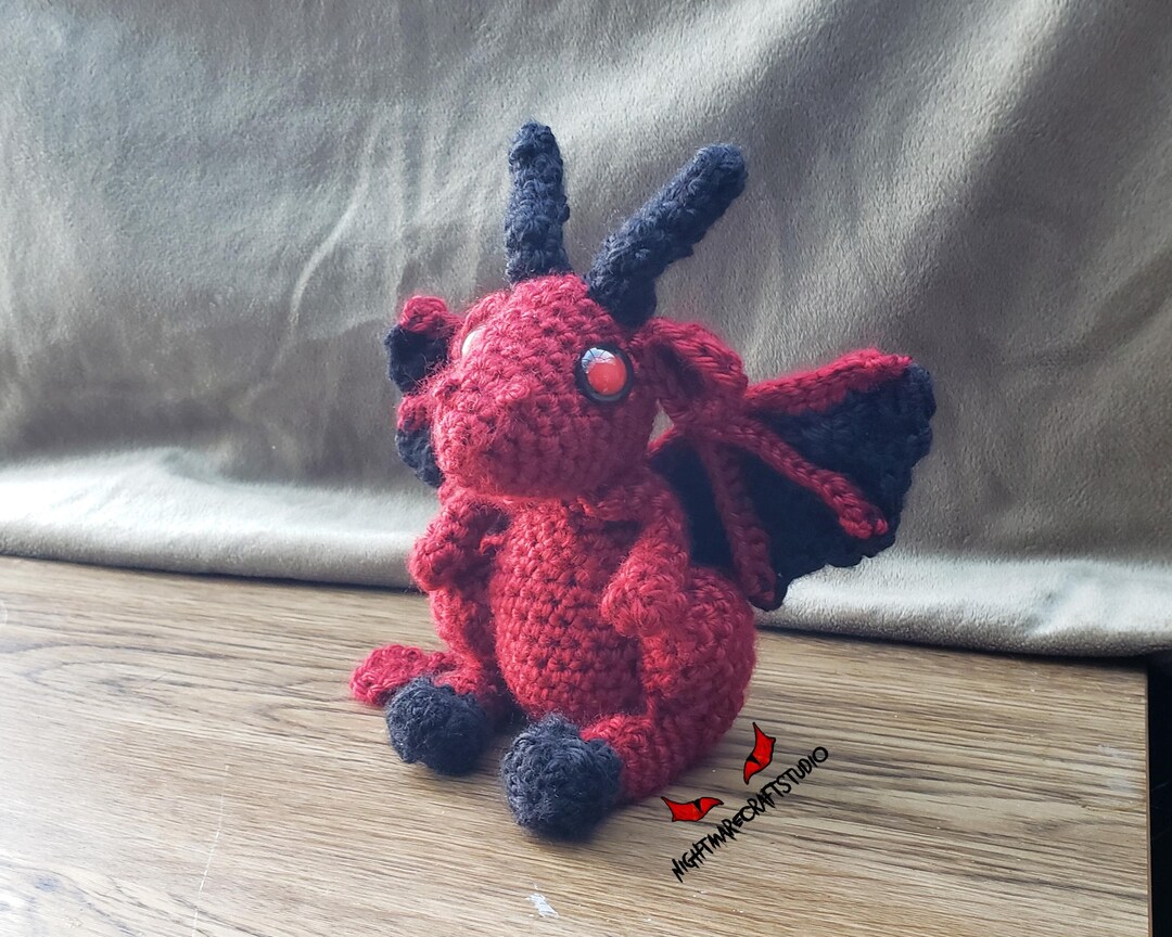 Red Jersey Devil Cryptid Crochet Plush Figurine - Etsy