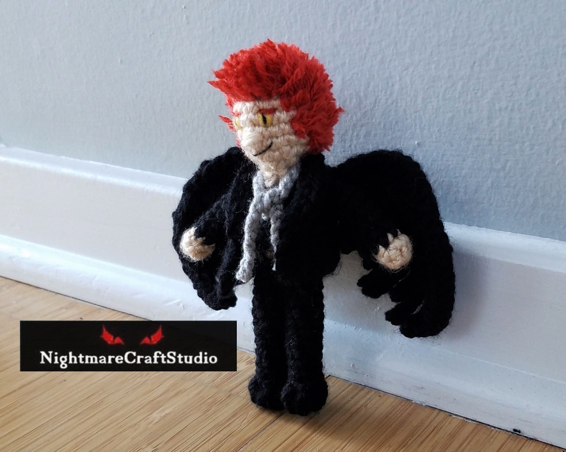 Crowley Good Omens Inspired Crochet Doll Pattern | Etsy