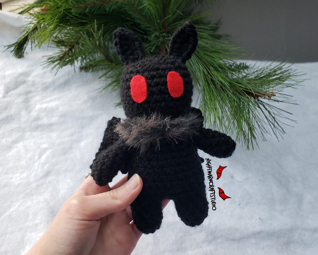 Mothman Crochet Plush - Etsy