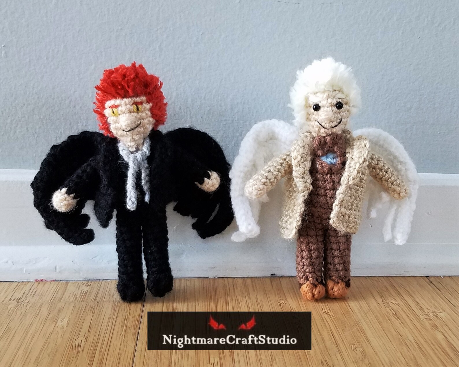 Crowley Good Omens Inspired Crochet Doll Pattern | Etsy