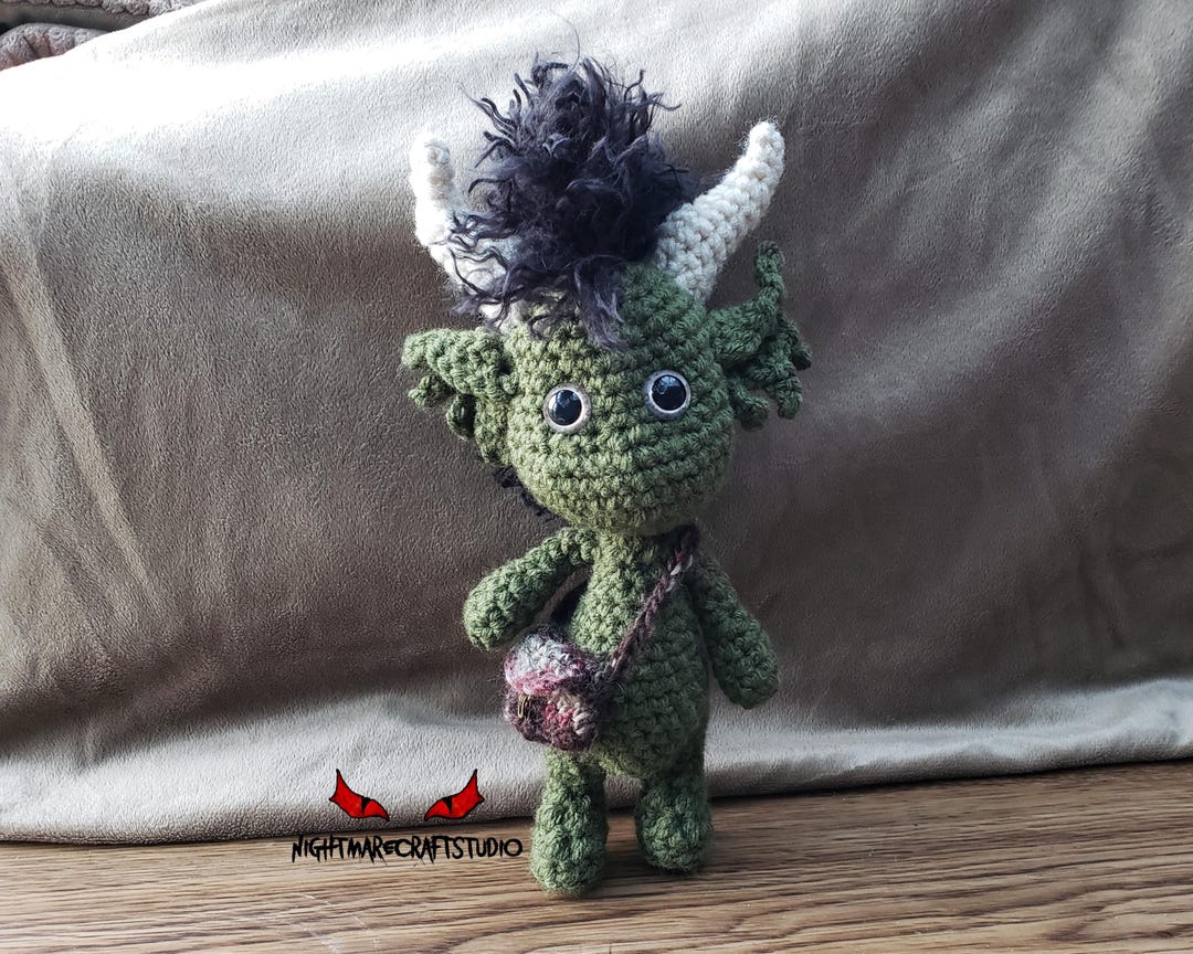 Goblin Impkin Crochet Plush - Etsy
