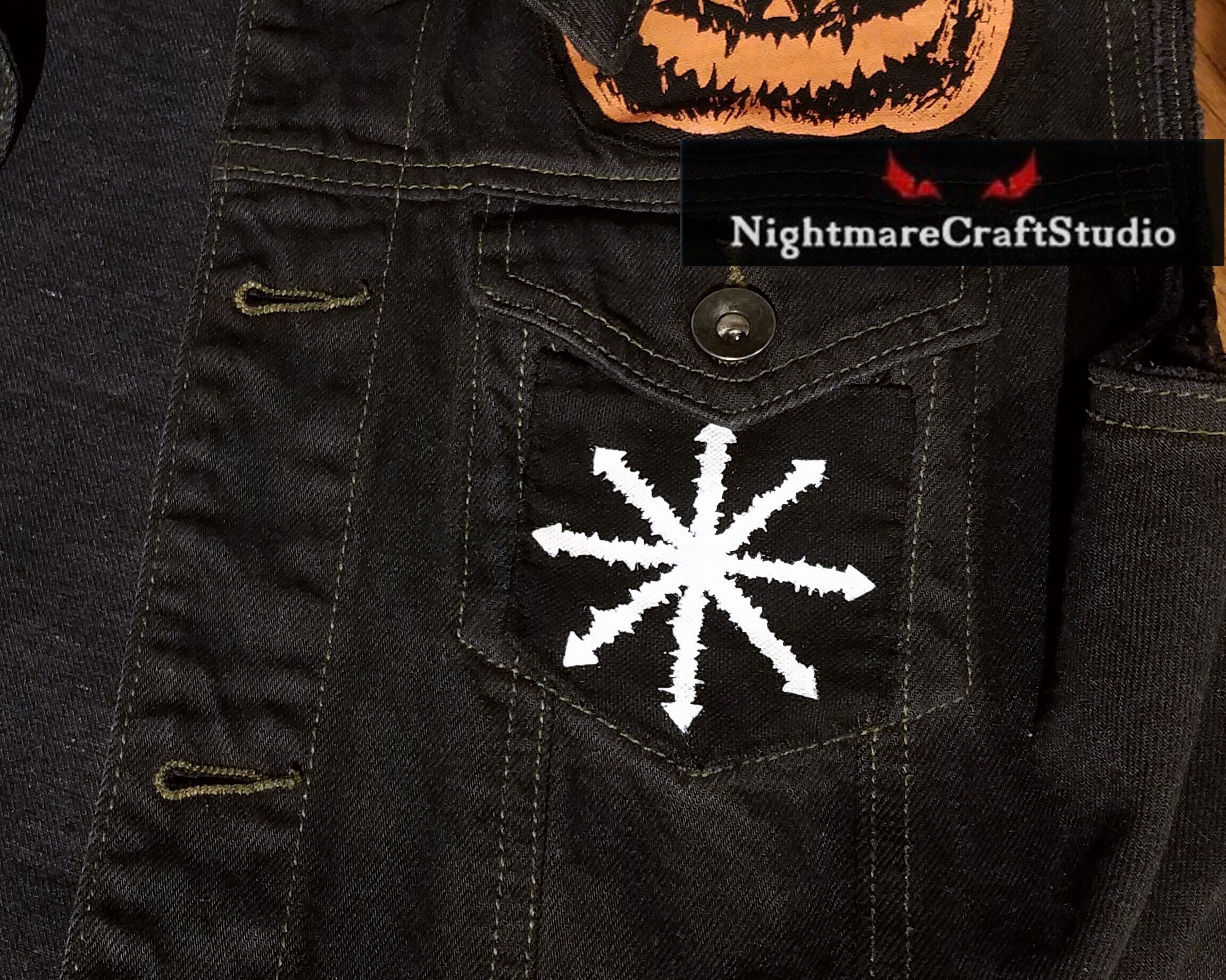 Chaos Star Screenprinted Cloth Patch - Etsy