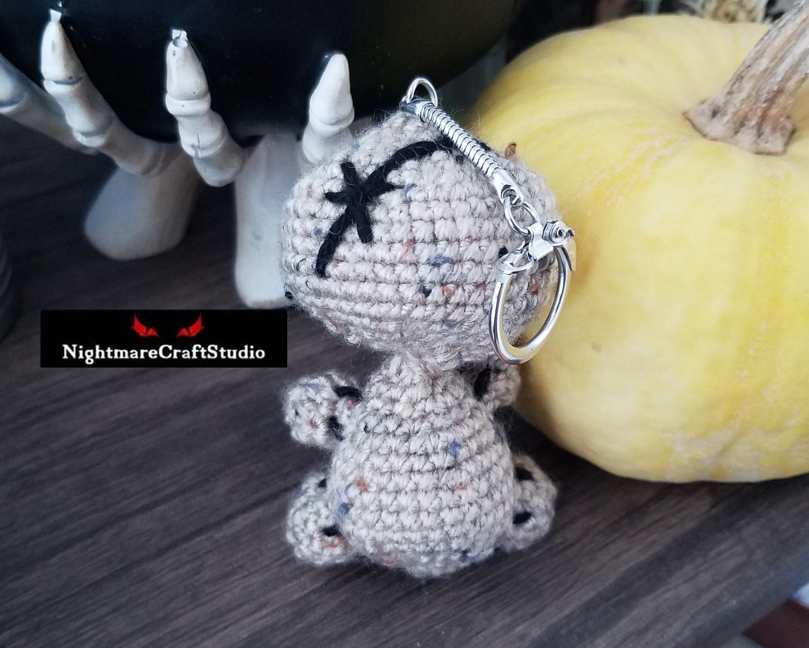 Crochet Voodoo Doll Keychain | Etsy