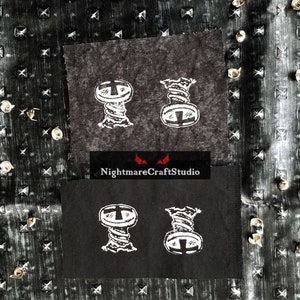 Stitches and Bolts - Frankenstein Monster Zombie Jacket Sew-on Patches ...