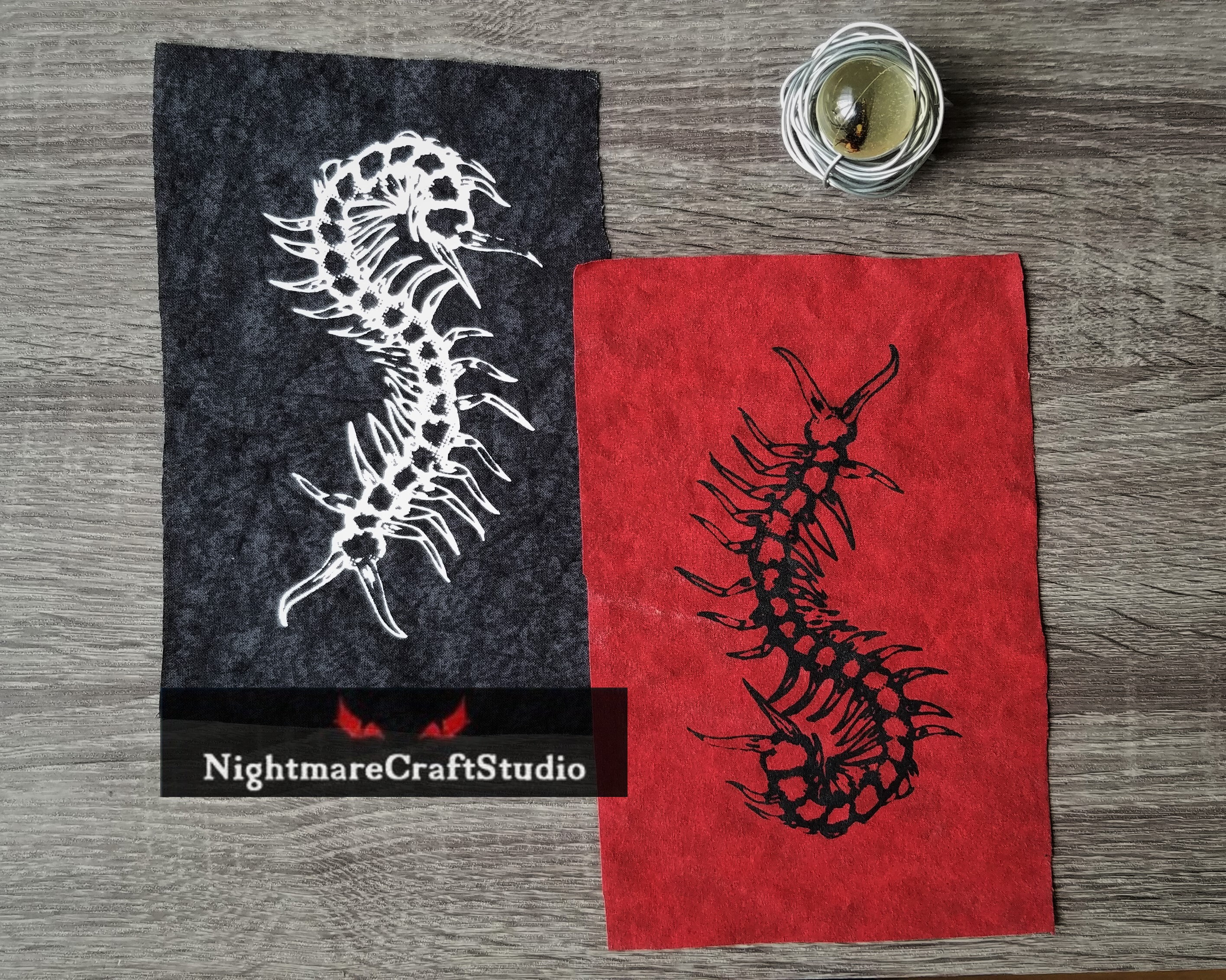 Centipede Screenprinted Patch Sew-on Punk Patch - Etsy