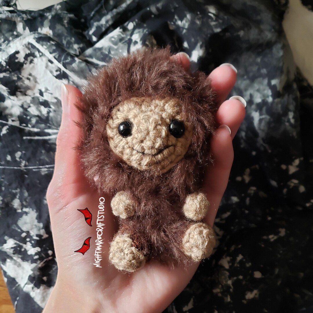 Tiny Baby Bigfoot Cryptid Crochet Plush - Etsy
