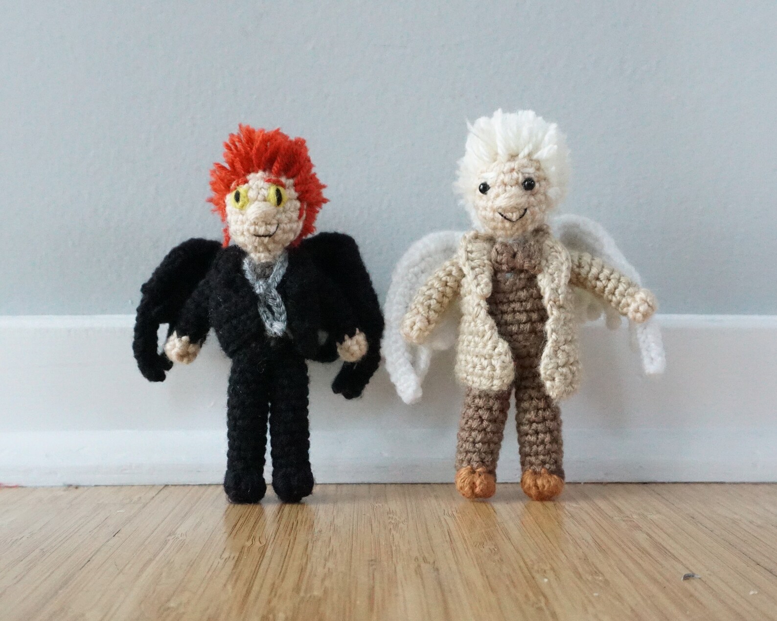 Aziraphale Good Omens Inspired Crochet Doll Pattern | Etsy