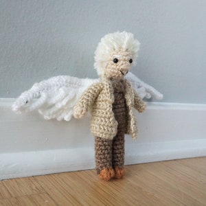 Aziraphale Good Omens Inspired Crochet Doll Pattern | Etsy