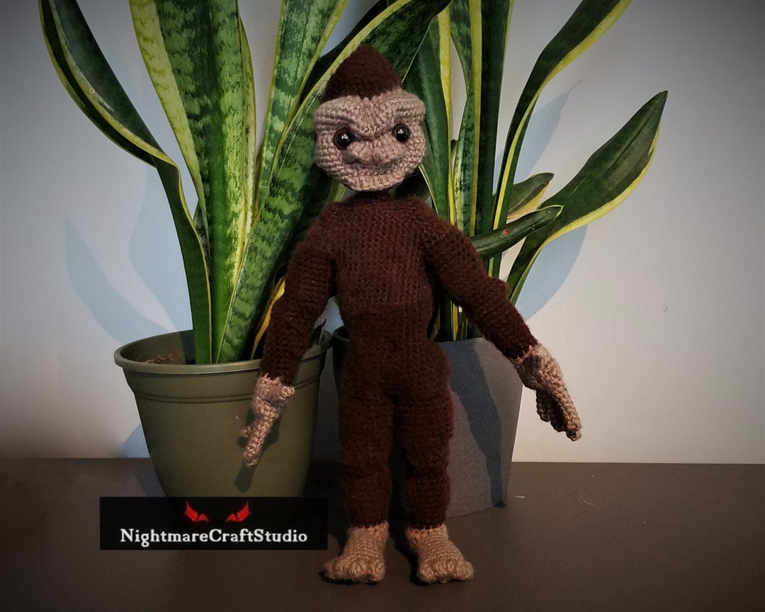 Bigfoot Crochet Plush - Sasquatch Cryptid - Etsy
