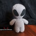 Gray or Green Alien Cryptid Crochet Plush - Etsy