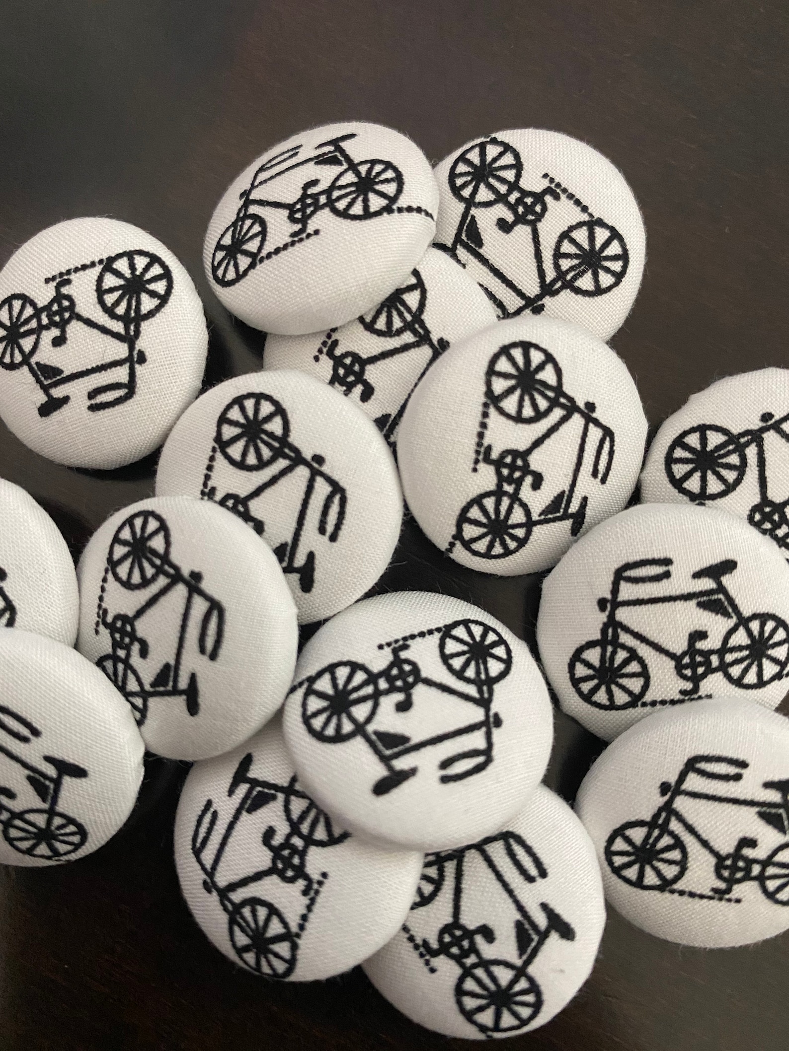 Bike Buttons, Set of Bike Buttons, BICYCLE BUTTONS X4, Adorable Buttons ...