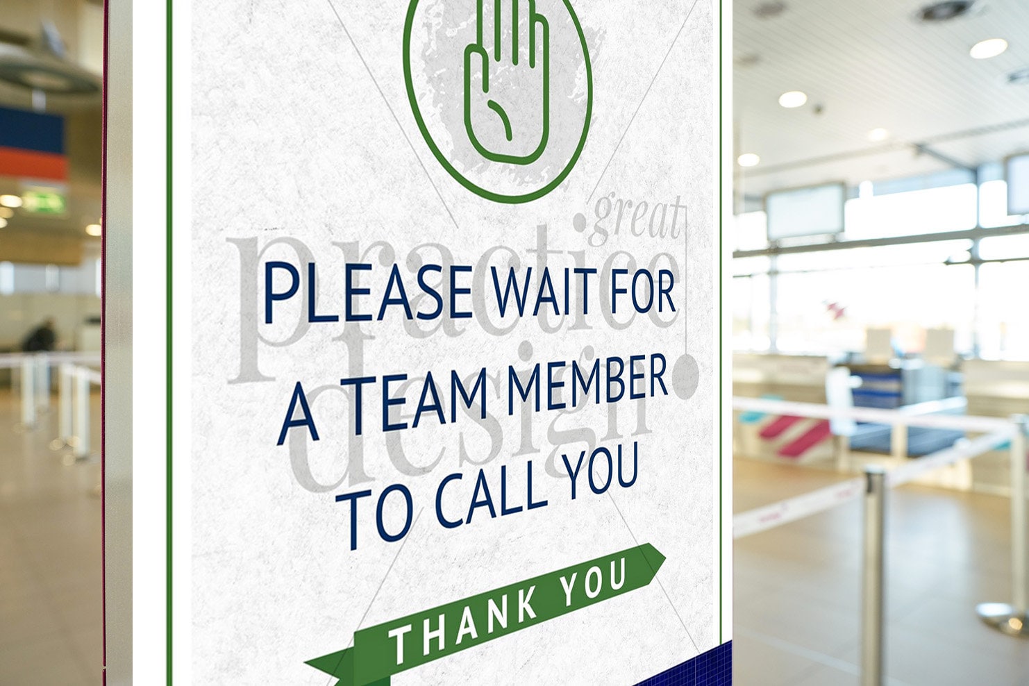 Please Wait for A Team Member to Call You Downloadable Sign Please Wait ...