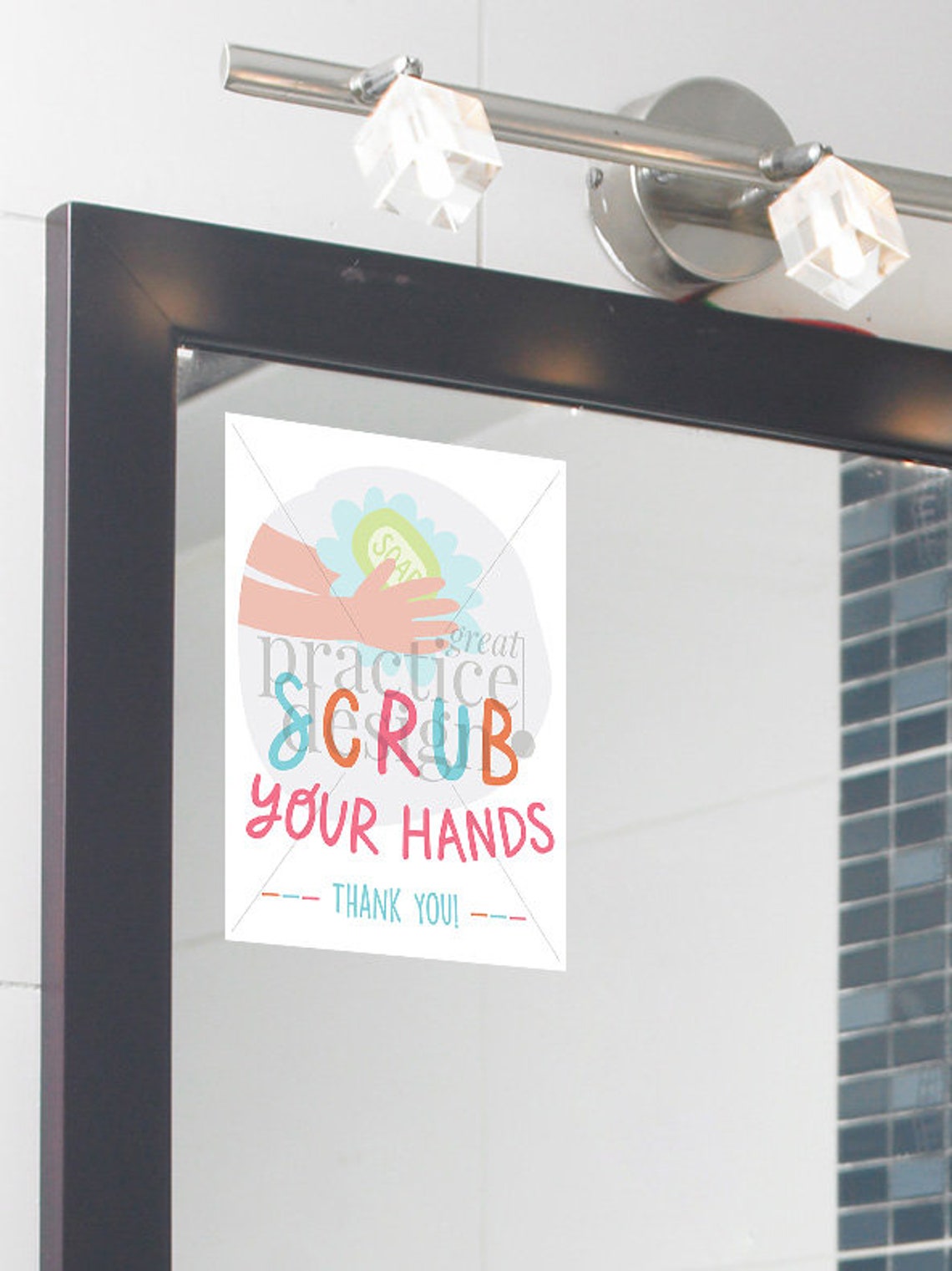 Adorable Wash Your Hands Sign Printable Hand Washing Sign - Etsy