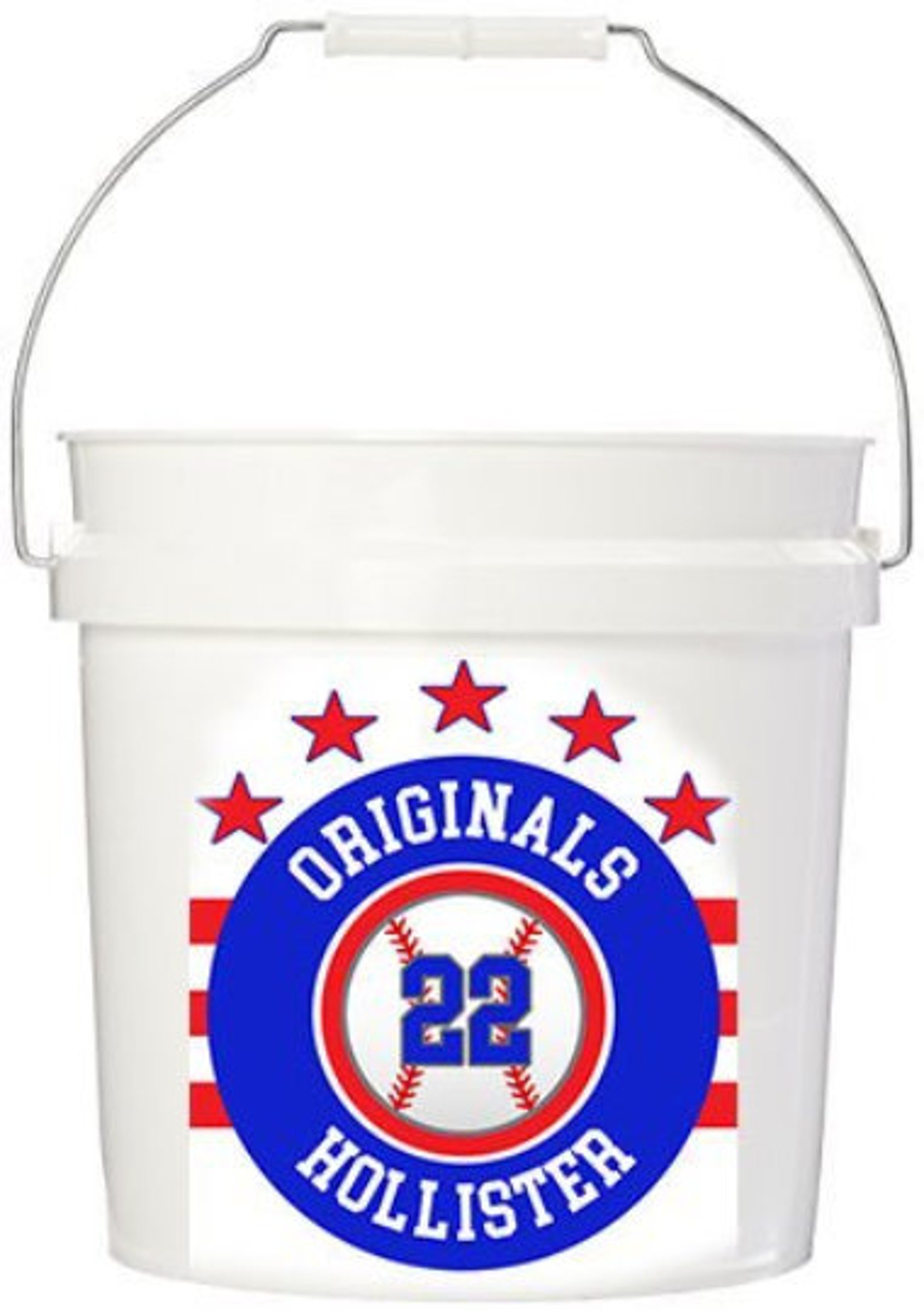 T-ball/baseball/softball Personalized Stickers for Dugout Bucket ...