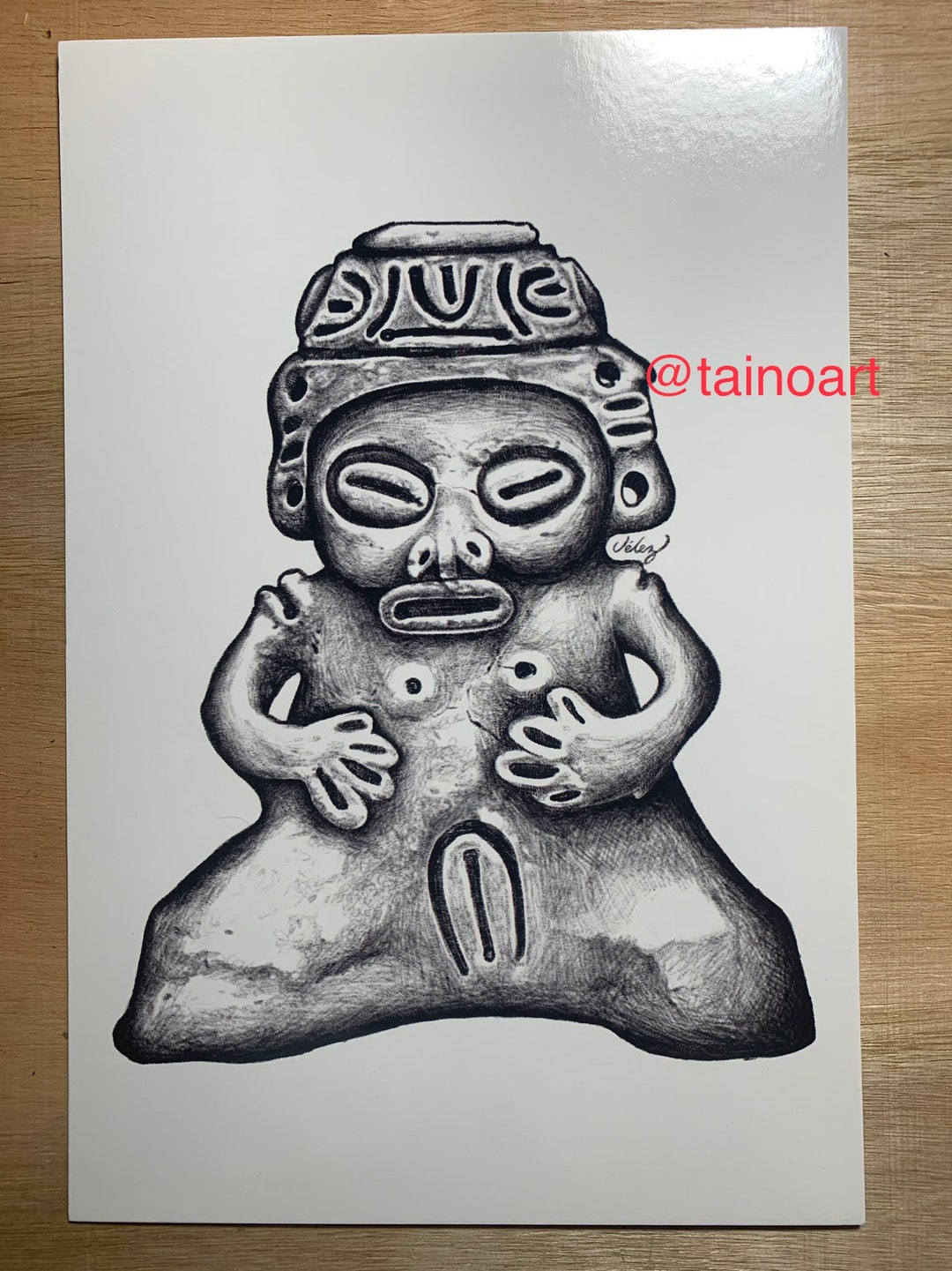Itiba Cahubaba Post Card 6x 9 - Etsy Hong Kong