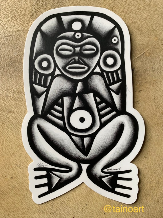 La Caguana/Atabey High Quality Weather-proof Sticker Free | Etsy