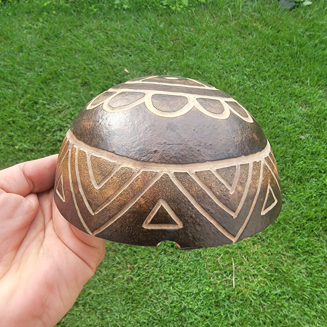 Taino Sol De Utuado Etching and Pyrography on Gourd. Free Priority ...